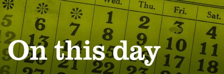 On this day: may 14th | The First Encyclopedia